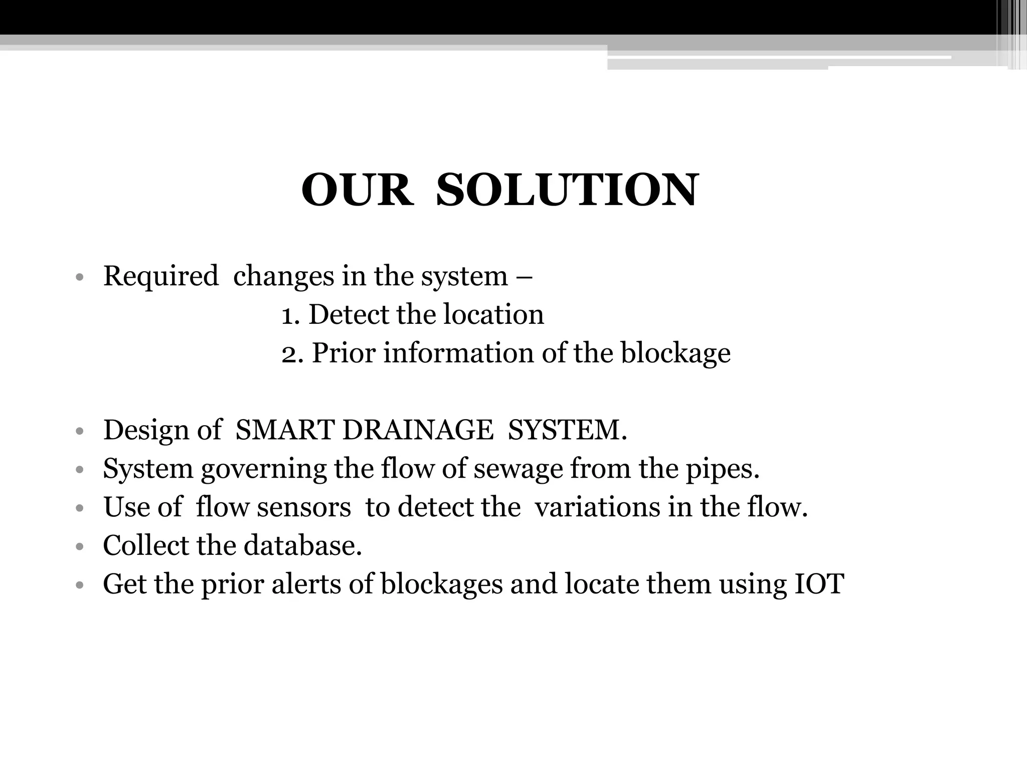 SMART DRAINAGE SYSTEM USING IOT | PPTX
