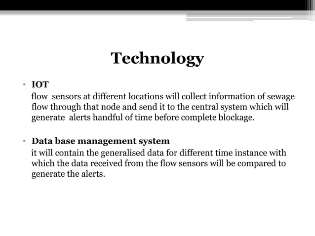 SMART DRAINAGE SYSTEM USING IOT | PPTX