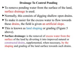 Drainage and irrigation engineering lecturenotes | PPTX