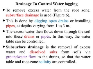 Drainage and irrigation engineering lecturenotes | PPTX
