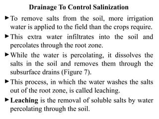 Drainage and irrigation engineering lecturenotes | PPTX