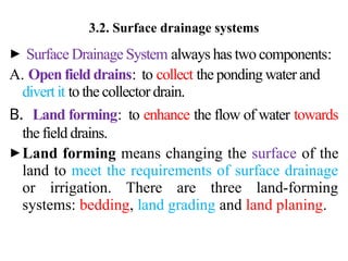 Drainage and irrigation engineering lecturenotes | PPTX