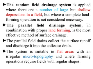 Drainage and irrigation engineering lecturenotes | PPTX