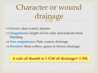 Sanguineous Drainage