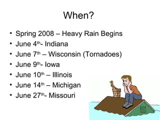 Mississippi Flood handout sheet | PPT