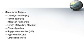 Drainage basin morphometry | PPSX
