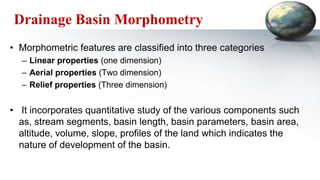 Drainage basin morphometry | PPSX
