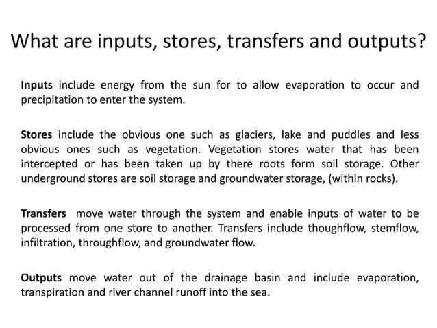 Drainage Basins VLE | PPTX