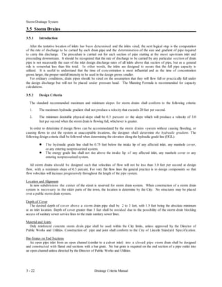 Drainage design | PDF