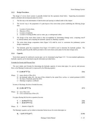 Drainage design | PDF