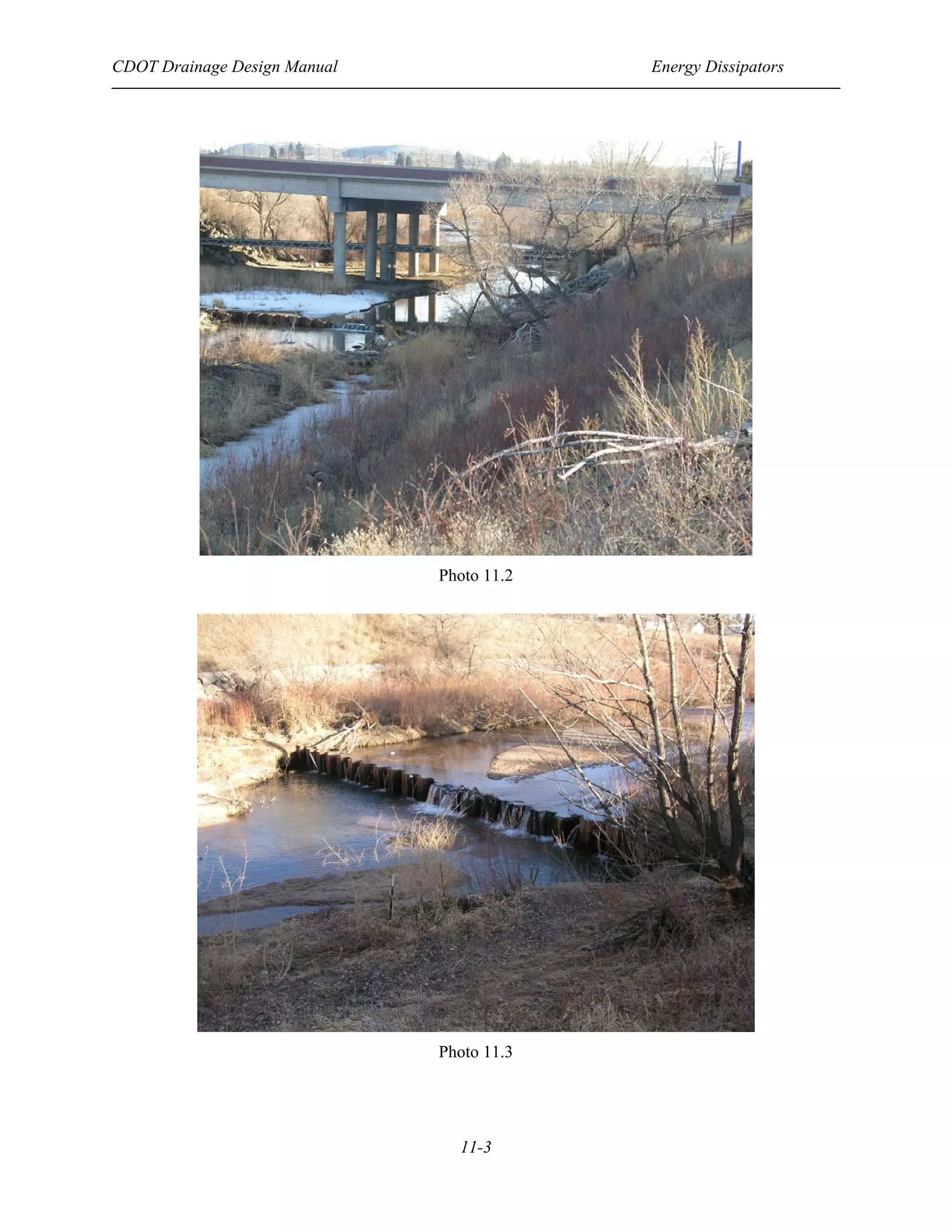 Drainage designmanual chapter11_energydissipators | PDF