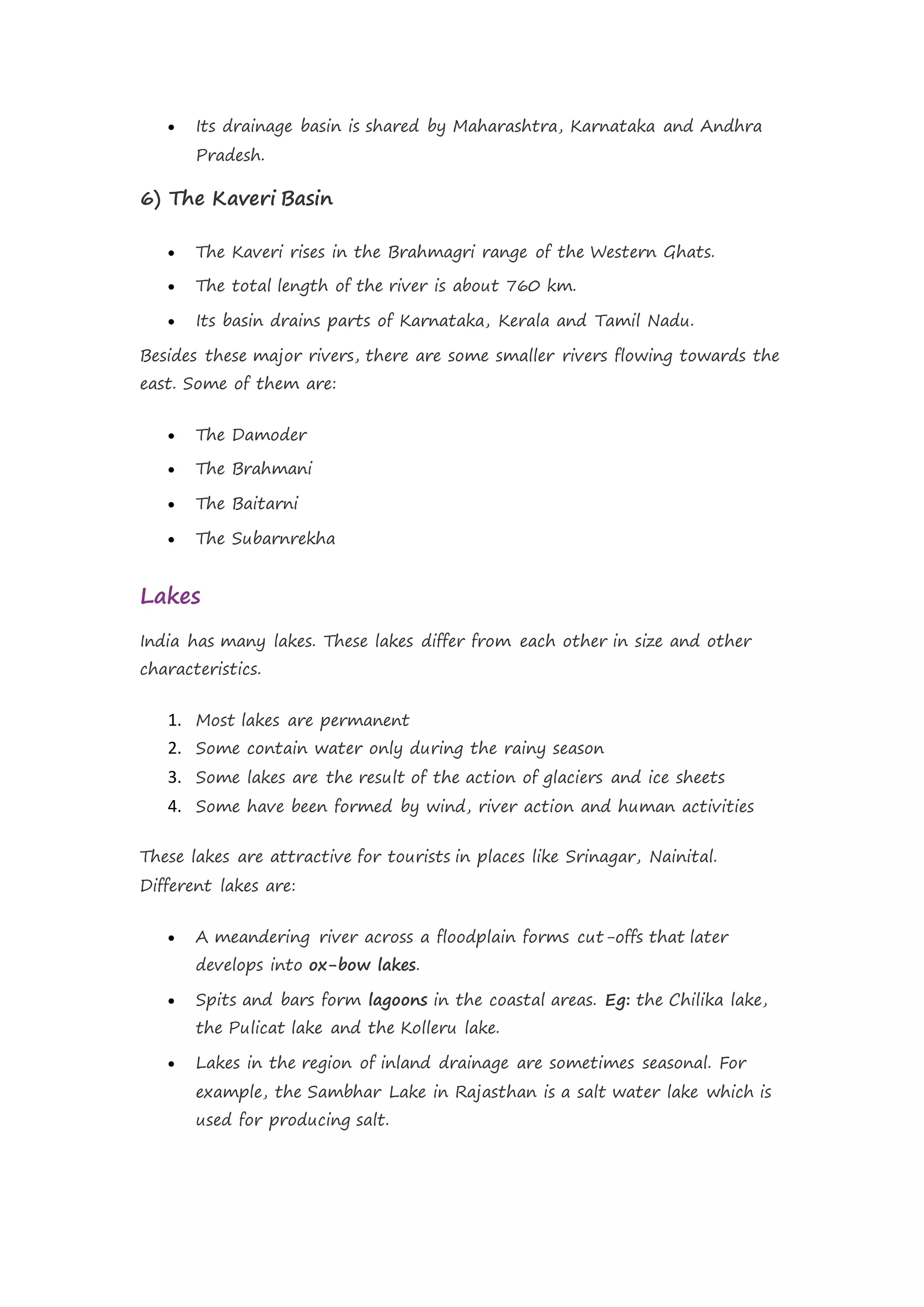 Drainage geo class9 | DOCX
