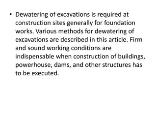 Drainage in Excavation.ppt