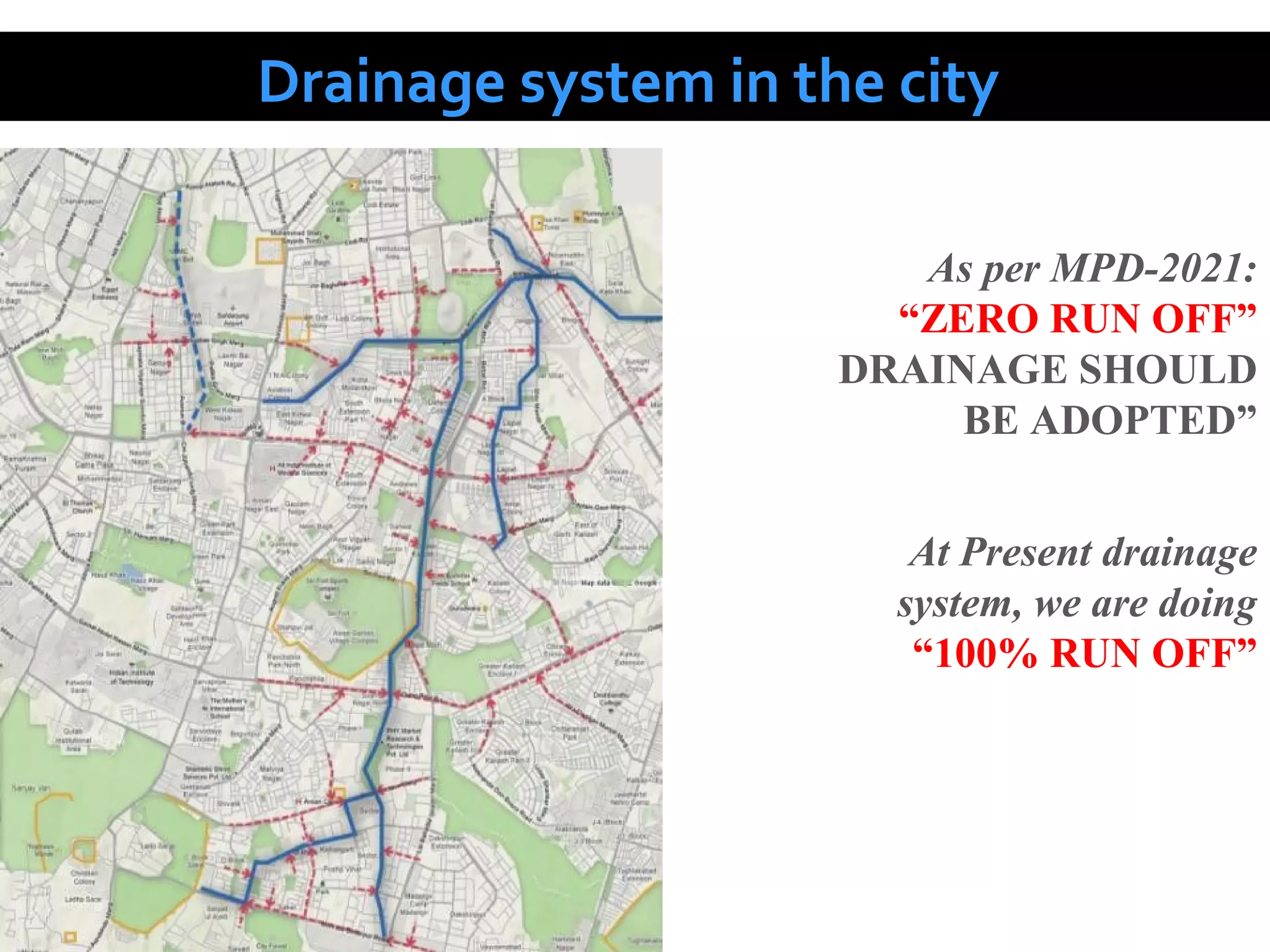 Drainage masterplan for delhi - recommendations | PPT