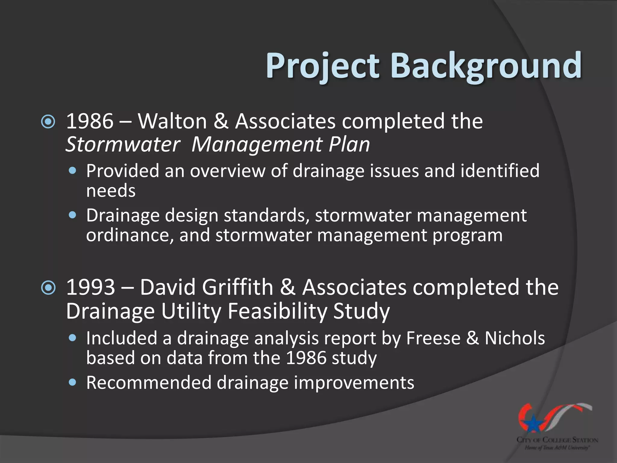 Drainage Master Plan | PPTX