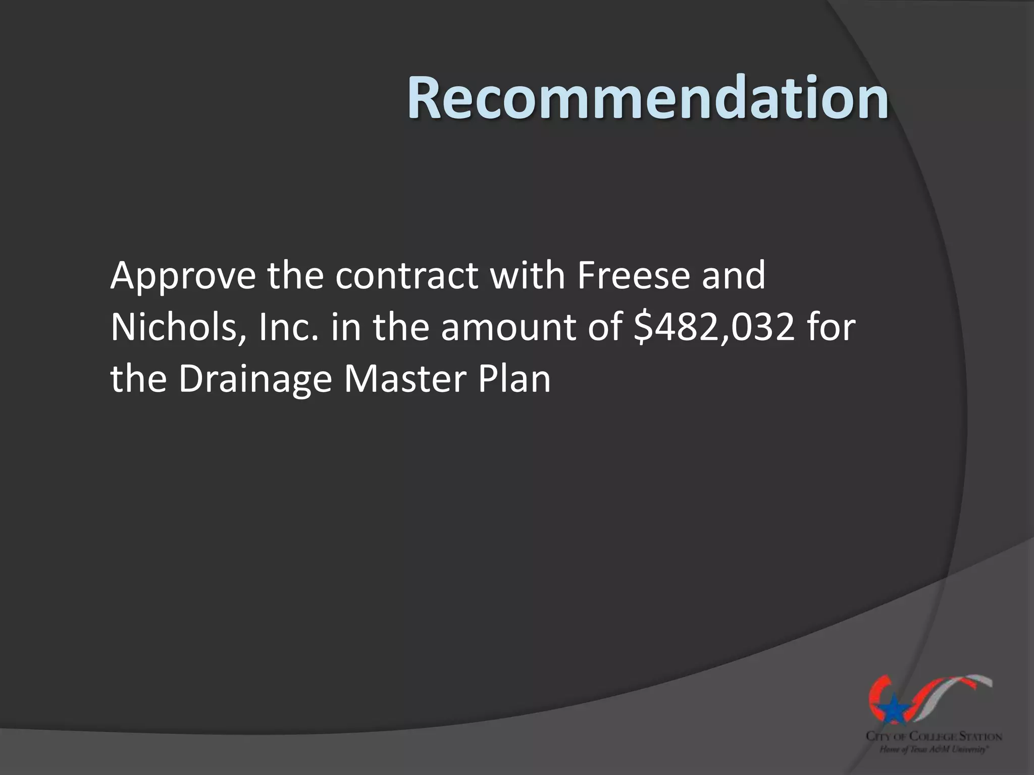 Drainage Master Plan | PPTX