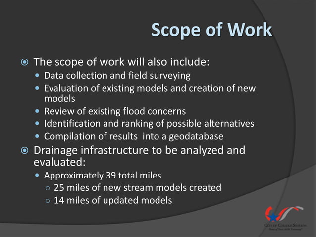 Drainage Master Plan | PPTX
