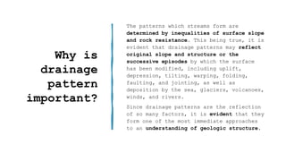 Drainage pattern and types | PPSX