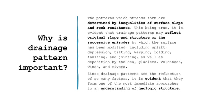Drainage pattern and types | PPSX