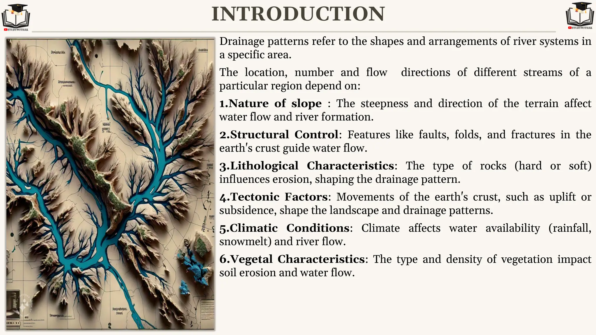 DRAINAGE PATTERNS . | PDF