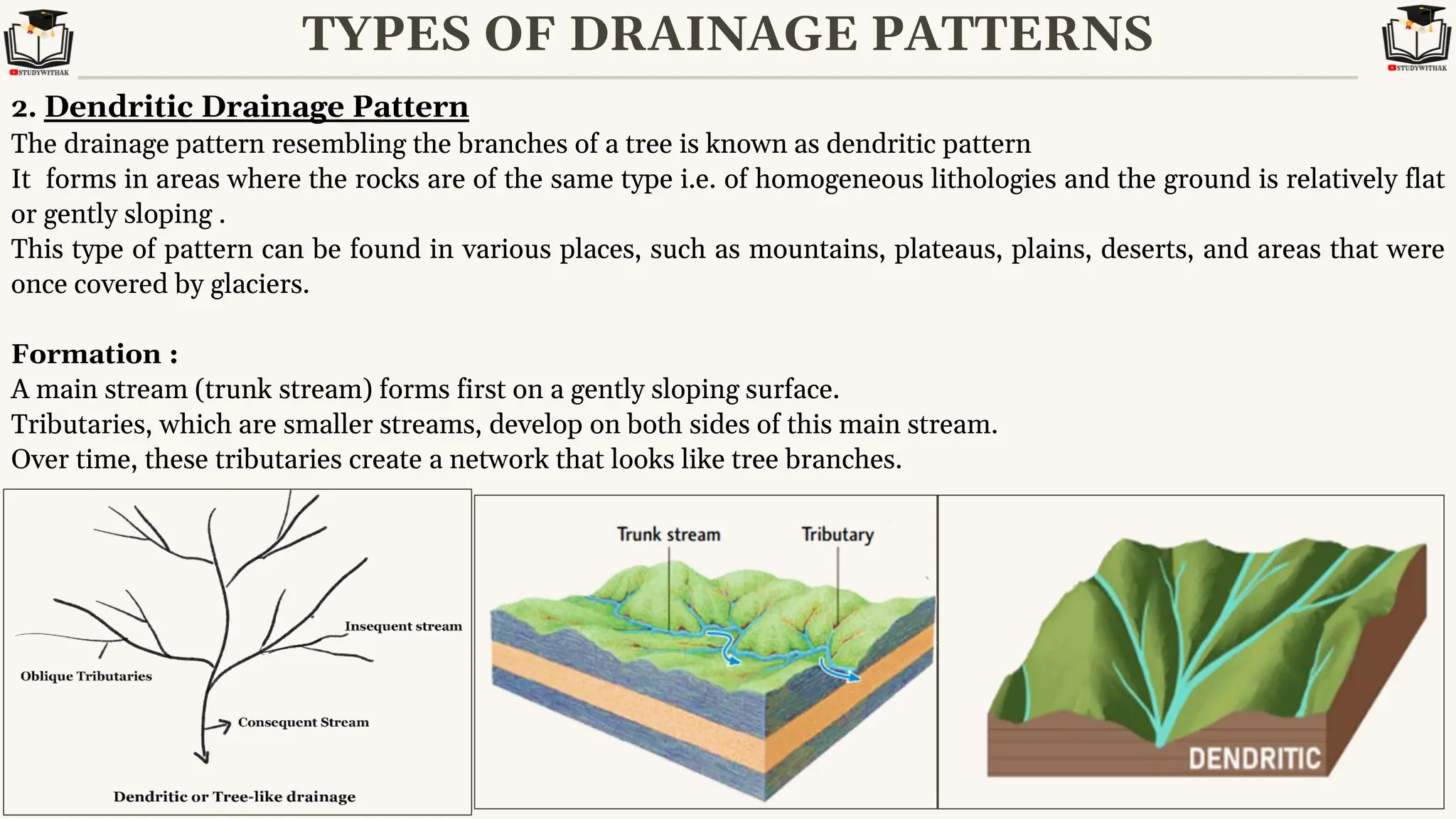 DRAINAGE PATTERNS . | PDF