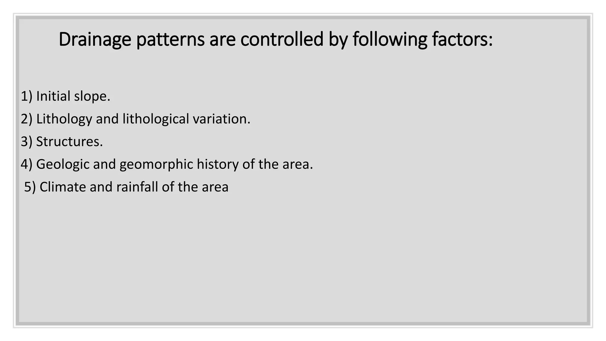 Drainage pattern and their significance | PPTX | Geography | Science