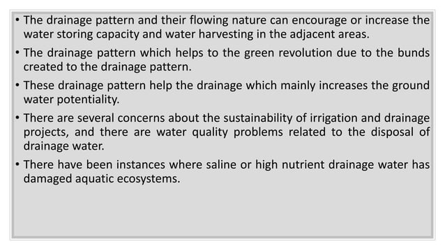 Drainage pattern and their significance | PPTX | Geography | Science
