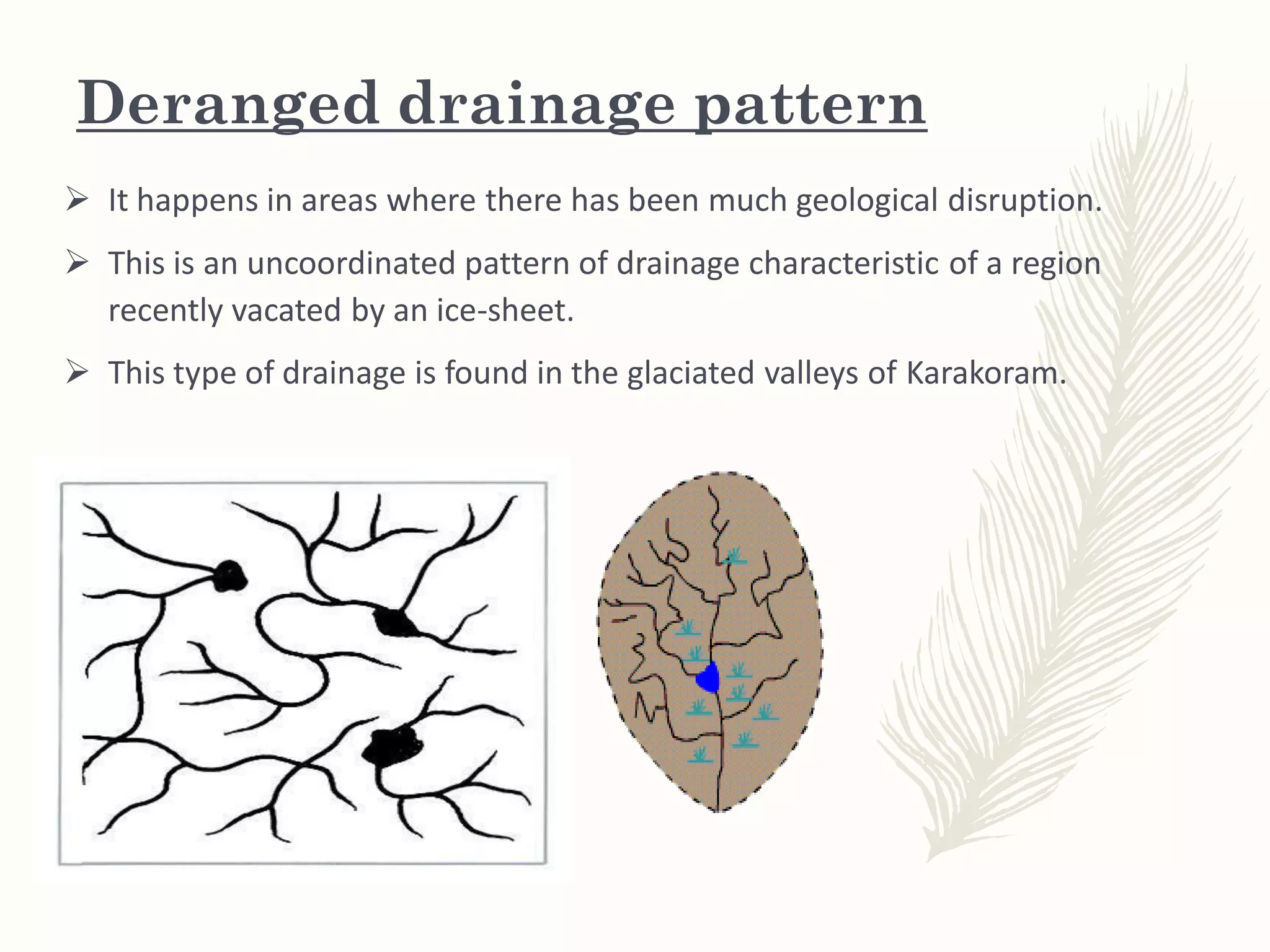 Types Drainage pattern presentation | PDF