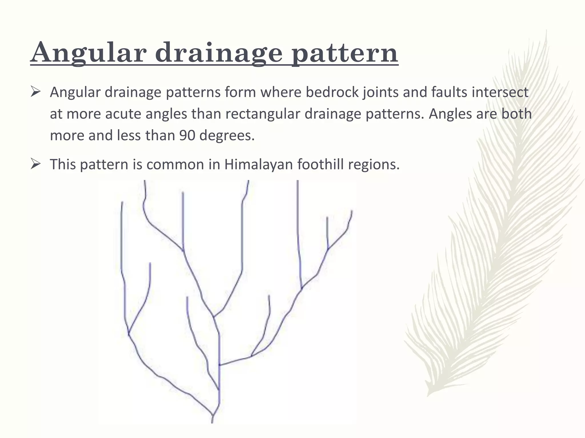 Types Drainage pattern presentation | PDF