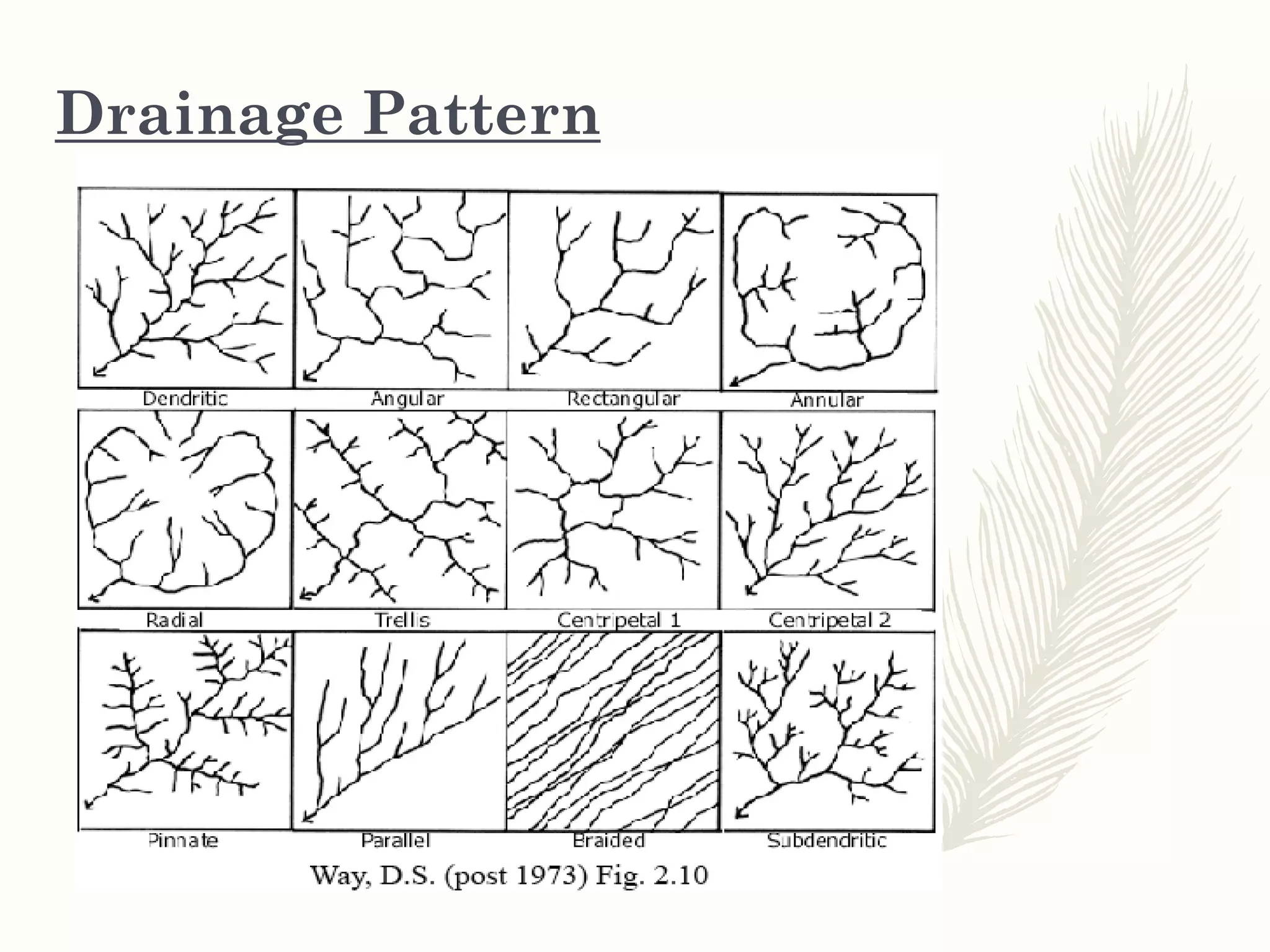 Types Drainage pattern presentation | PDF