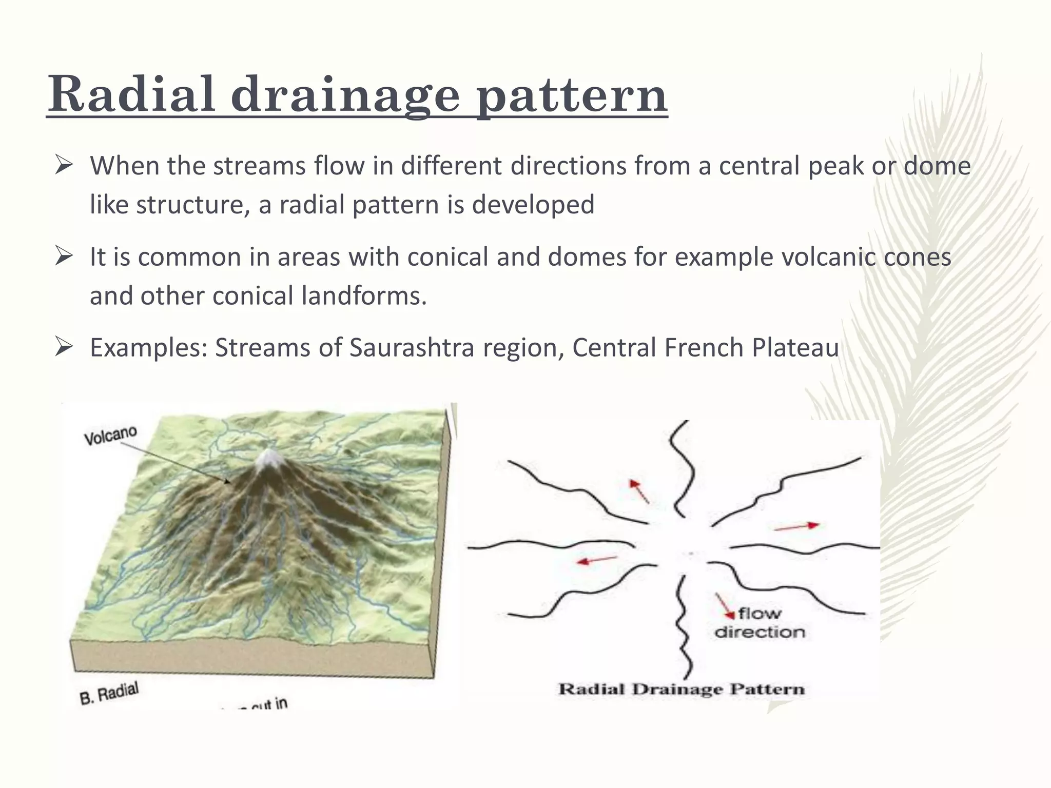 Types Drainage pattern presentation | PDF