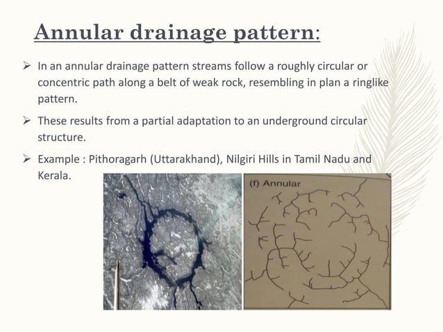 Types Drainage pattern presentation | PDF