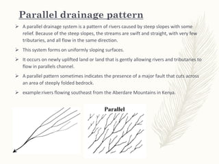 Types Drainage pattern presentation | PDF