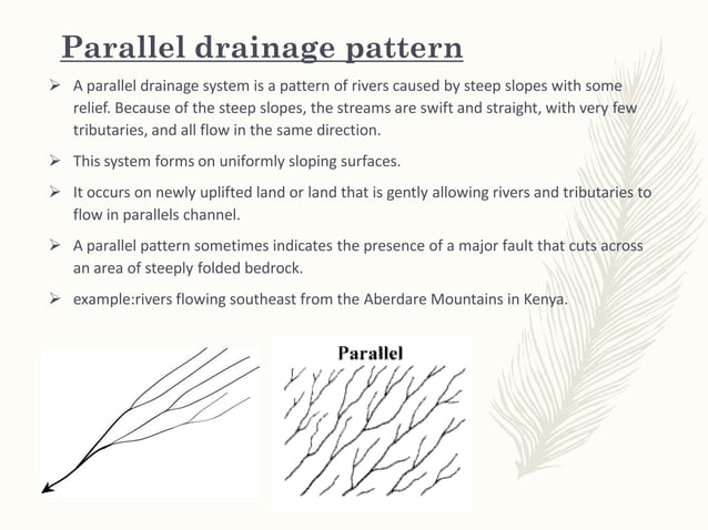 Types Drainage pattern presentation | PDF