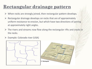 Types Drainage pattern presentation | PDF