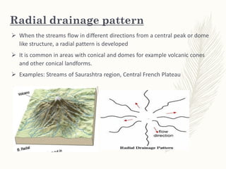 Types Drainage pattern presentation | PDF