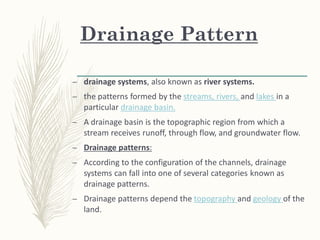 Types Drainage pattern presentation | PPT