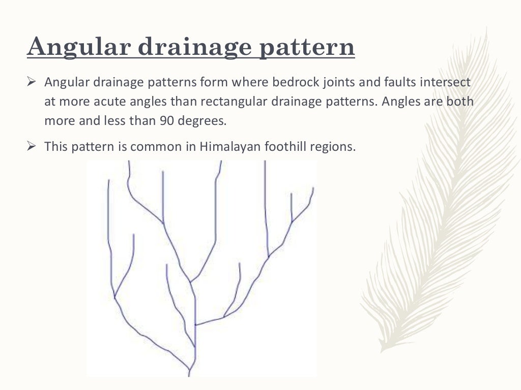 Types Drainage pattern presentation