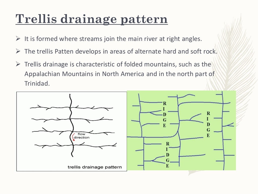 Types Drainage pattern presentation