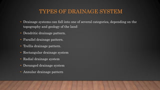 Drainage pattern & morphometric analyses of drainage basins | PPTX