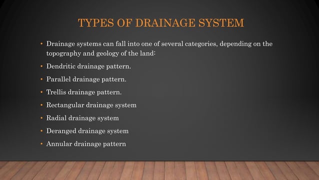 Drainage pattern & morphometric analyses of drainage basins | PPTX