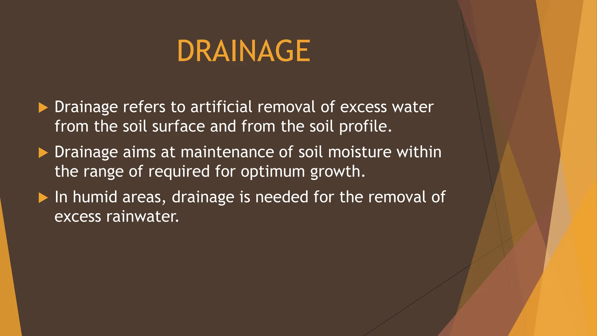 DRAINAGE AND ITS TYPES PPTPPRISI(Prisi).pptx | Gardening | Home & Garden
