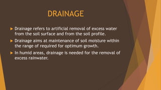 DRAINAGE AND ITS TYPES PPTPPRISI(Prisi).pptx | Gardening | Home & Garden