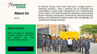 Drainage Pump in Indonesia - Cosmos Pumps | PPTX