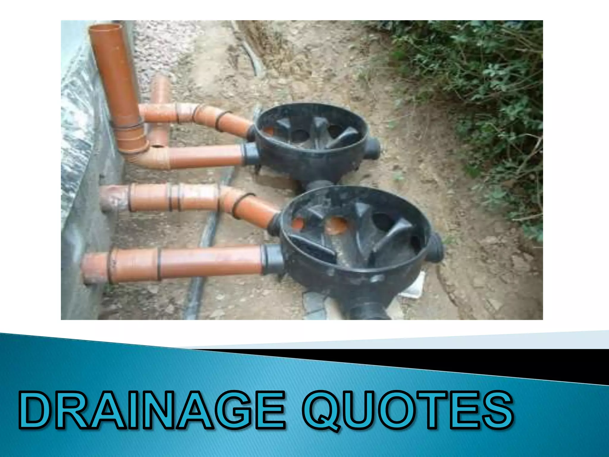 Drainage Qoutes | PPTX