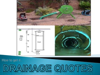 Drainage Qoutes | PPTX