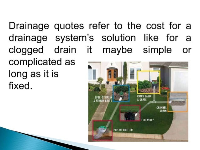 Drainage Qoutes | PPT