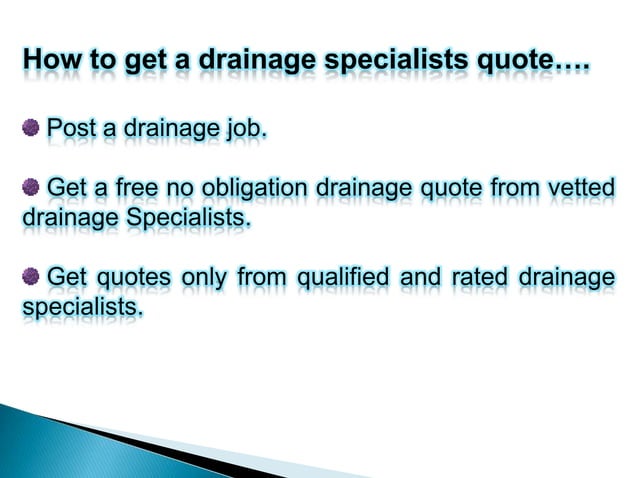 Drainage Qoutes | PPT