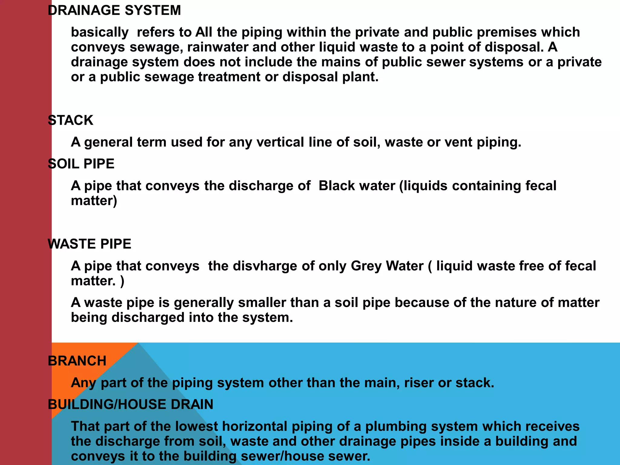 Drainage system | PPT