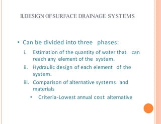 Drainage system | PPTX